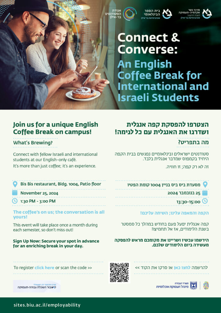 BIU International Events: An English Coffee Break | BIU International ...